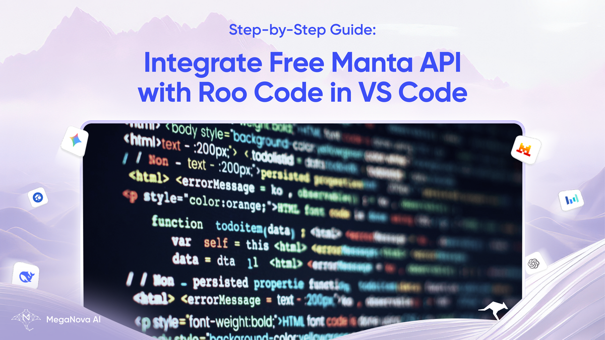 Step-by-Step Guide: Integrate Free Manta API with Roo Code in VS Code