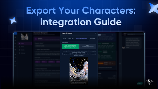 Export Your Characters: Integration Guide